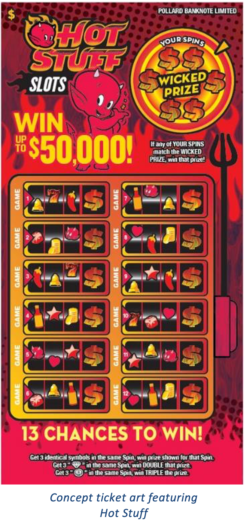 Hot Stuff Brings The Heat To Pollard Banknote’s Licensed Brand ...