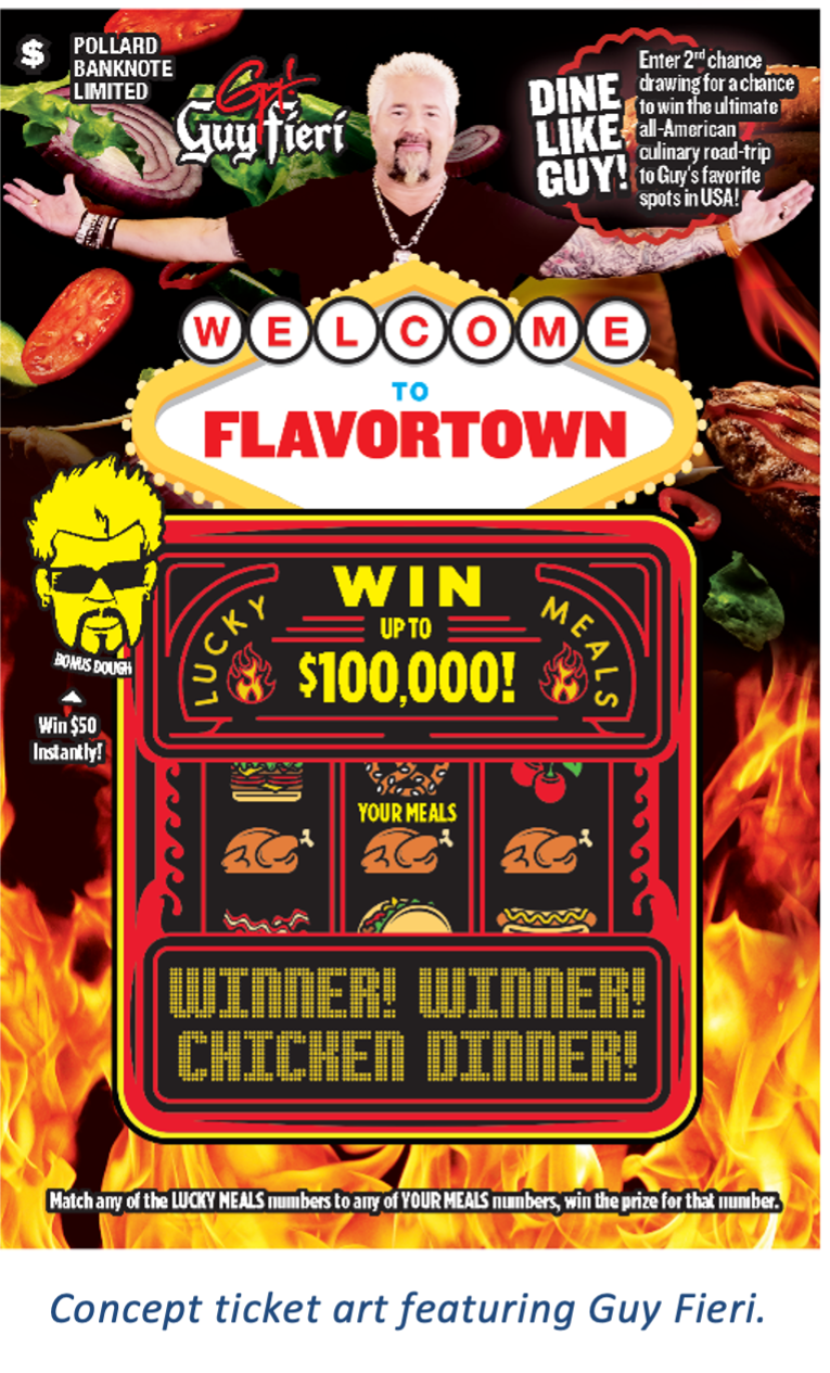 Pollard Banknote Welcomes You To ‘Flavortown’ As Guy Fieri Joins Its ...