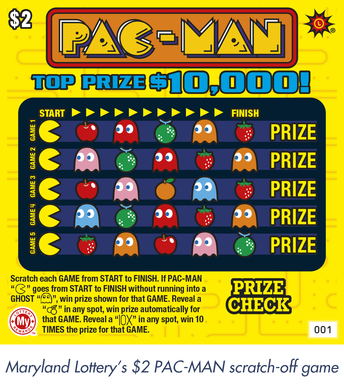 PAC-MANia Hits Maryland With The Launch Of An Arcade-Inspired Scratch ...