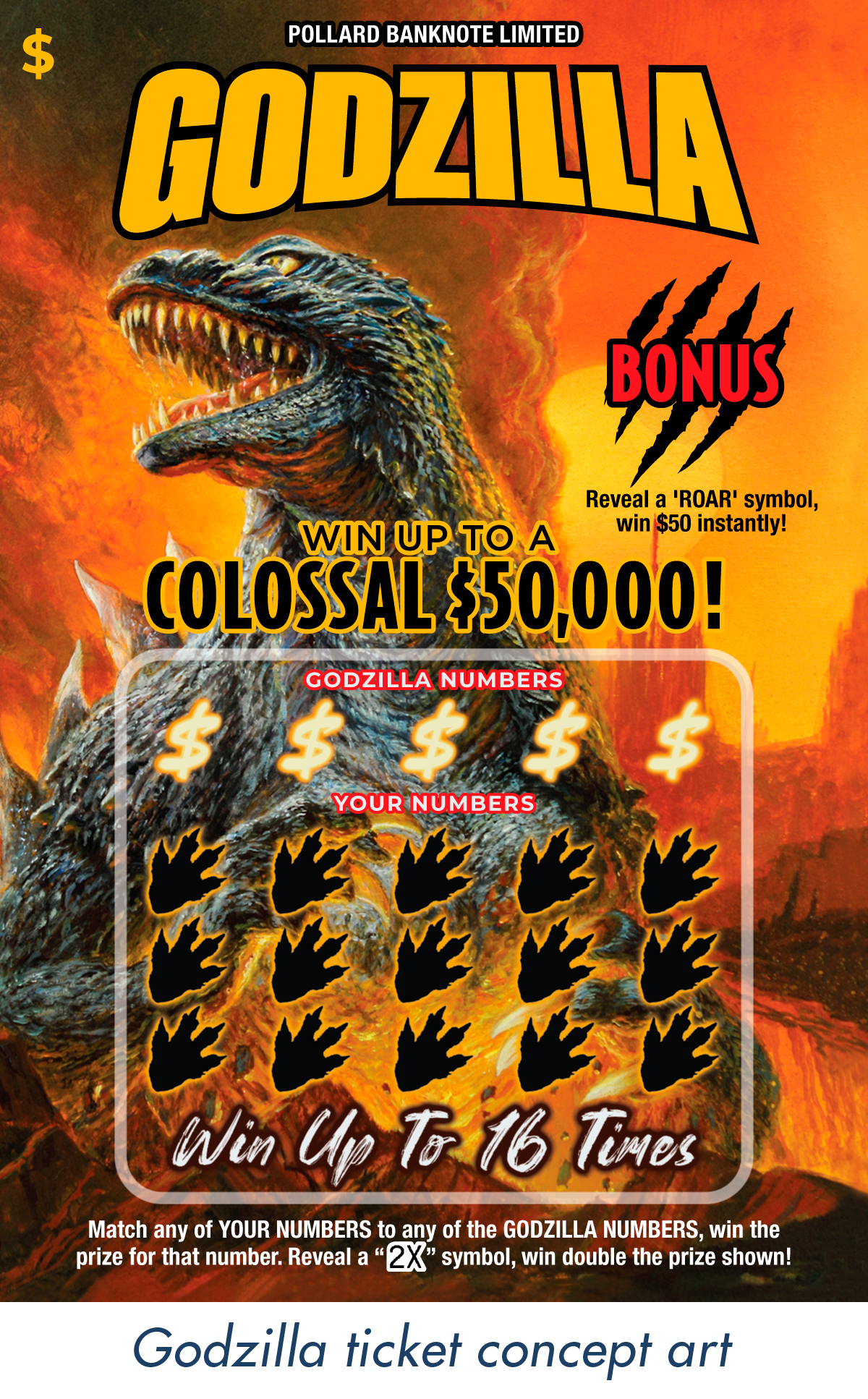 Pollard Banknote Unleashes Godzilla: A Roaring Addition To Its ...